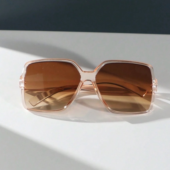 BellanBlue | Accessories | Minimalist Brown Square Sunnies Sunglasses ...